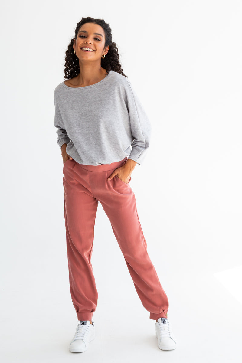 Gorge Pants | Rose Dust – Cosy Chic