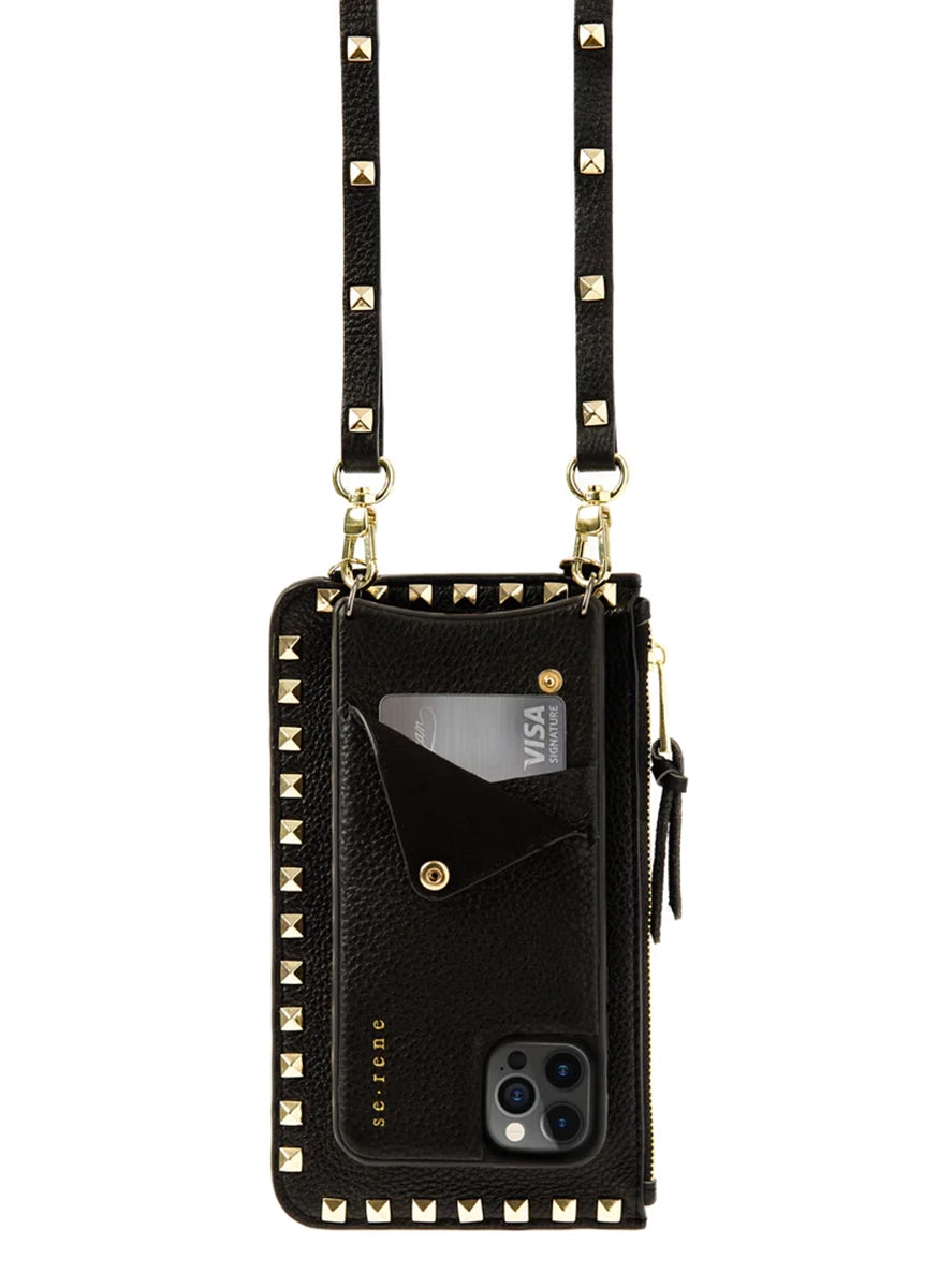 iPhone & Pouch Set | Black & Gold – Cosy Chic